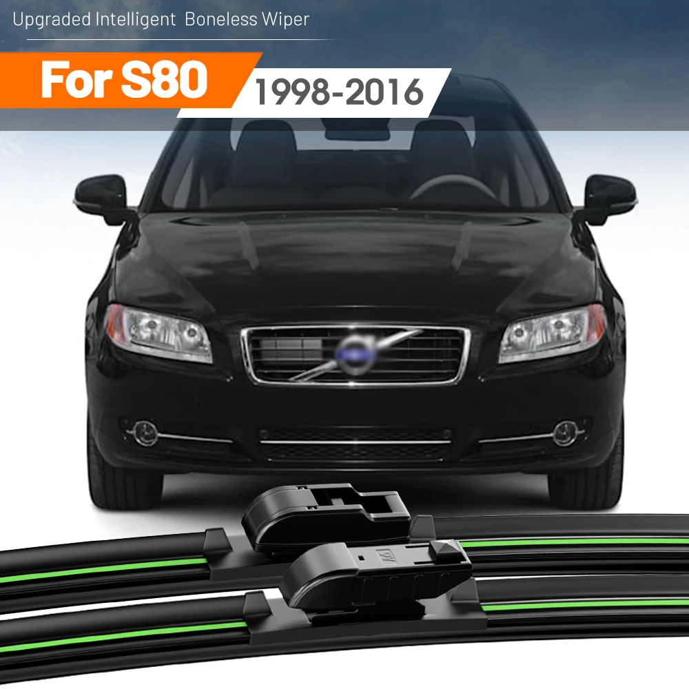 2pcs For Volvo S80 I II 1998-2016 Front Windshield Wiper Blades 2004 ...