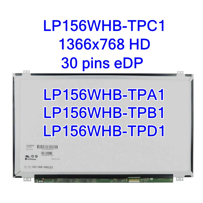 15-6-Slim-Laptop-Tela-LG-LP156WHB-TPC1-TPA1-TPB1-TPD1-LP156WH3-TPS1 ...