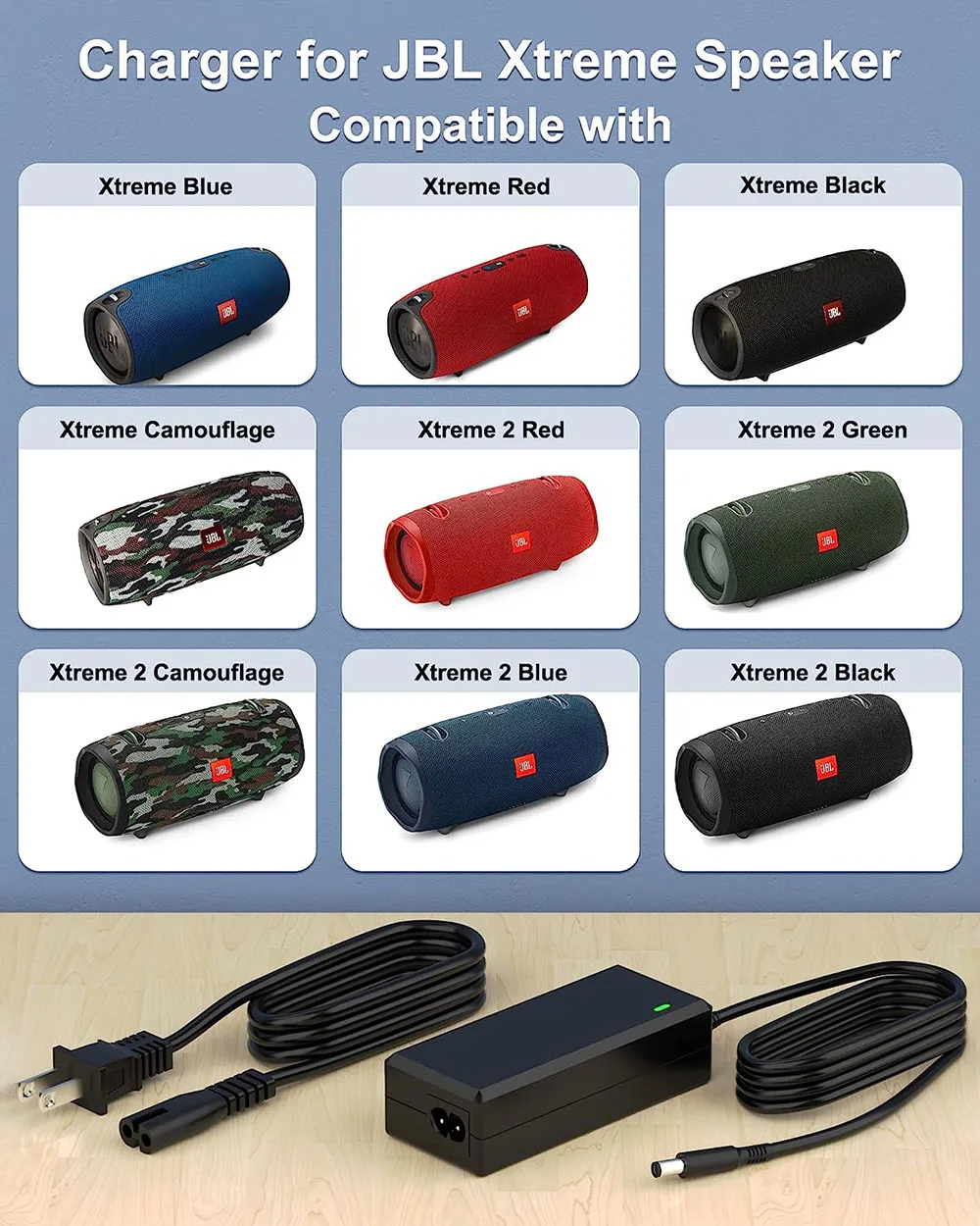 Carregador-para-JBL-Xtreme-2-Boombox-Extreme-Port-til-Sem-fios-Bluetooth-Altifalante-imperme-vel ...
