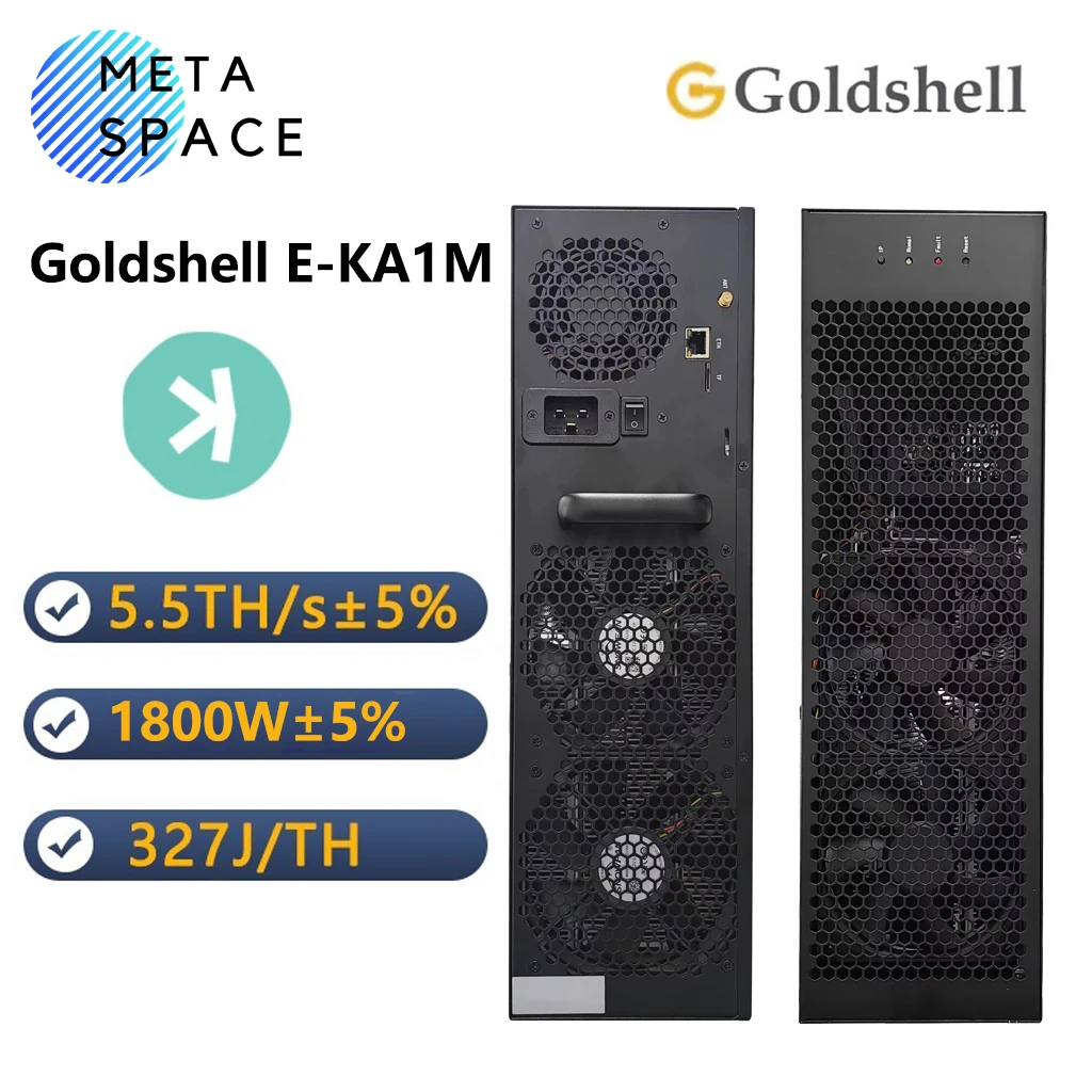 New-Goldshell-E-KA1M-KAS-Miner-5-5TH-S-1800W-KAS-Mining-Rig-Low-Noise ...