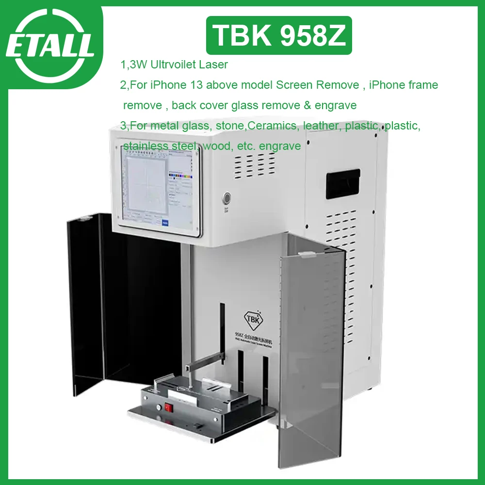 2023 TBK 958Z 3W UV Laser Remover Marking Machine for Mobile Phone ...