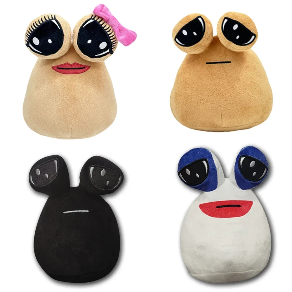 My-Pet-Alien-Pou-Plush-Toy-Anime-Couple-Black-White-Doll-Cute-Pou ...