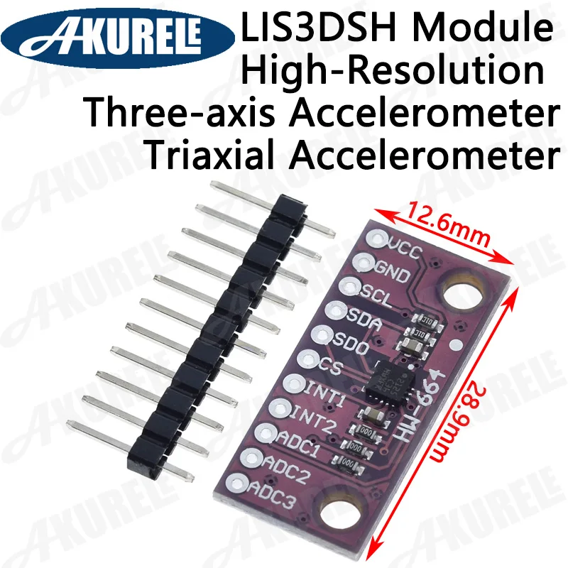 LIS3DSH high resolution three axis accelerometer triaxial accelerometer ...