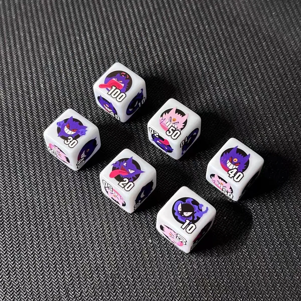 6/set Dice PTCG Pokemon Damage Indicator Match Scoring Damage Counter ...