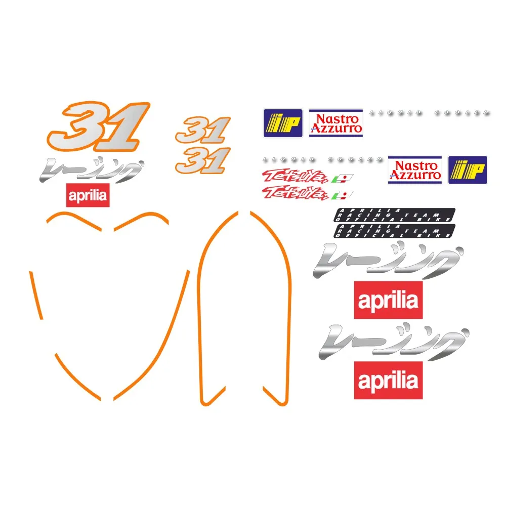 Scooter-Motorbike-compatible-sticker-kit-Aprilia-SR-50-Tetsuya-Harada ...