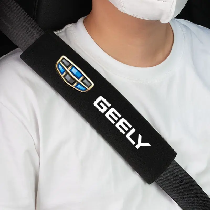 For-Geely-Car-Seat-Belt-Shoulder-Pad-Cover-Tugella-Monjaro-Coolray ...