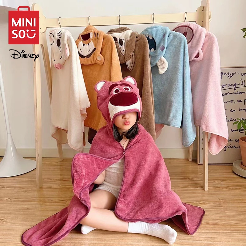 MINISO-Disney-Lotso-Cape-For-Women-Hijab-Blankets-Chipmunk-Quilt ...