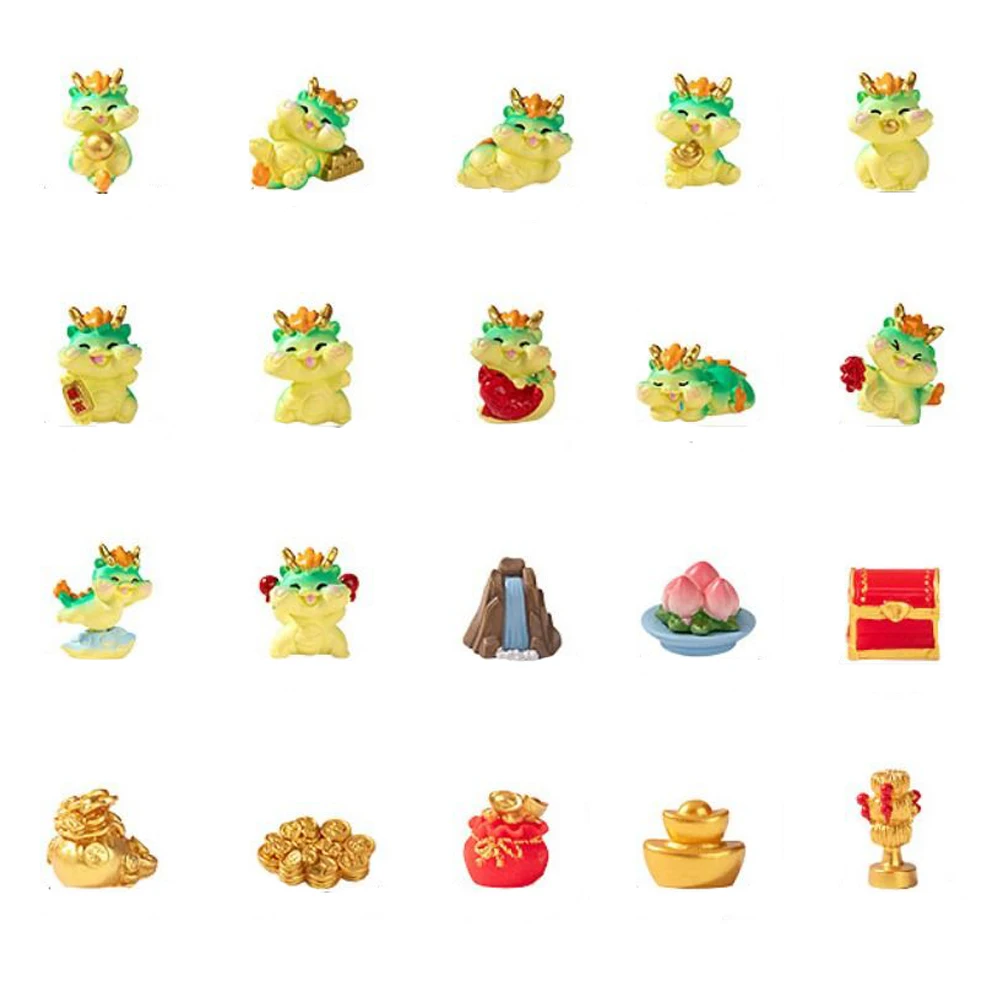 1Pc-Chinese-Zodiac-Dragon-Year-Micro-Landscape-Dragon-Accessory-China ...