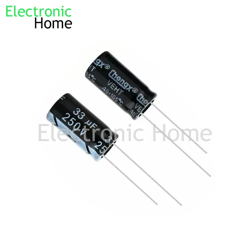20PCS/LOT 250V33UF brand new genuine long-life electrolytic capacitor ...