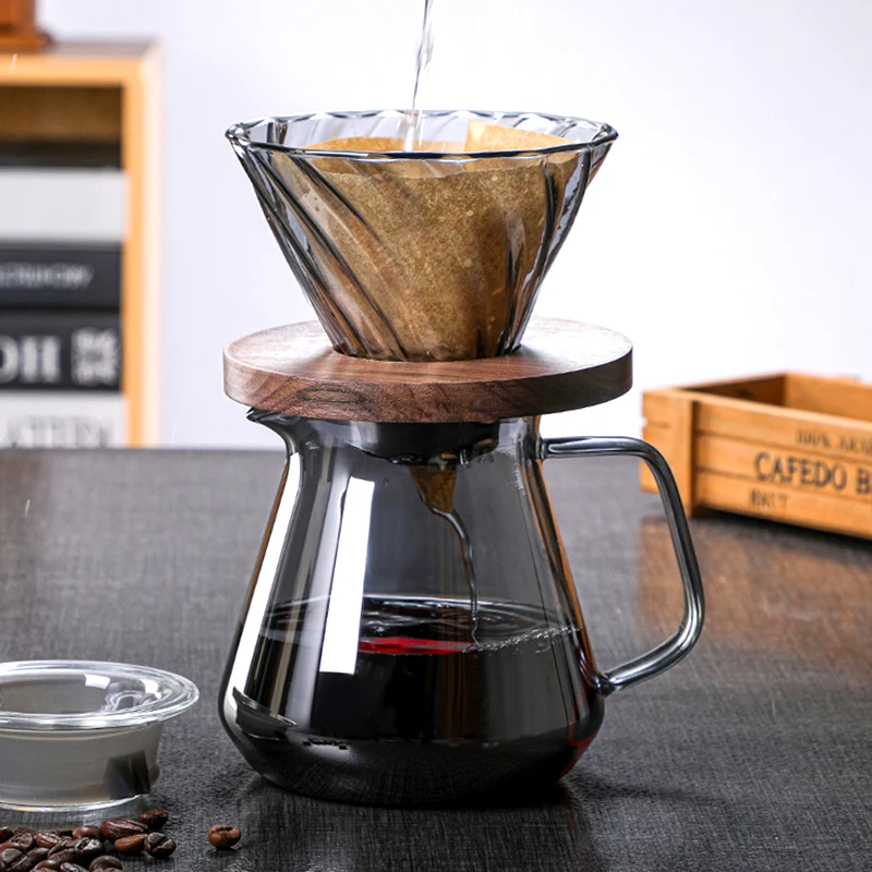 Coffeeware-Hand-Drip-Coffee-Glass-Pot-Set-500ml-with-Filter-Cup-Dripper ...