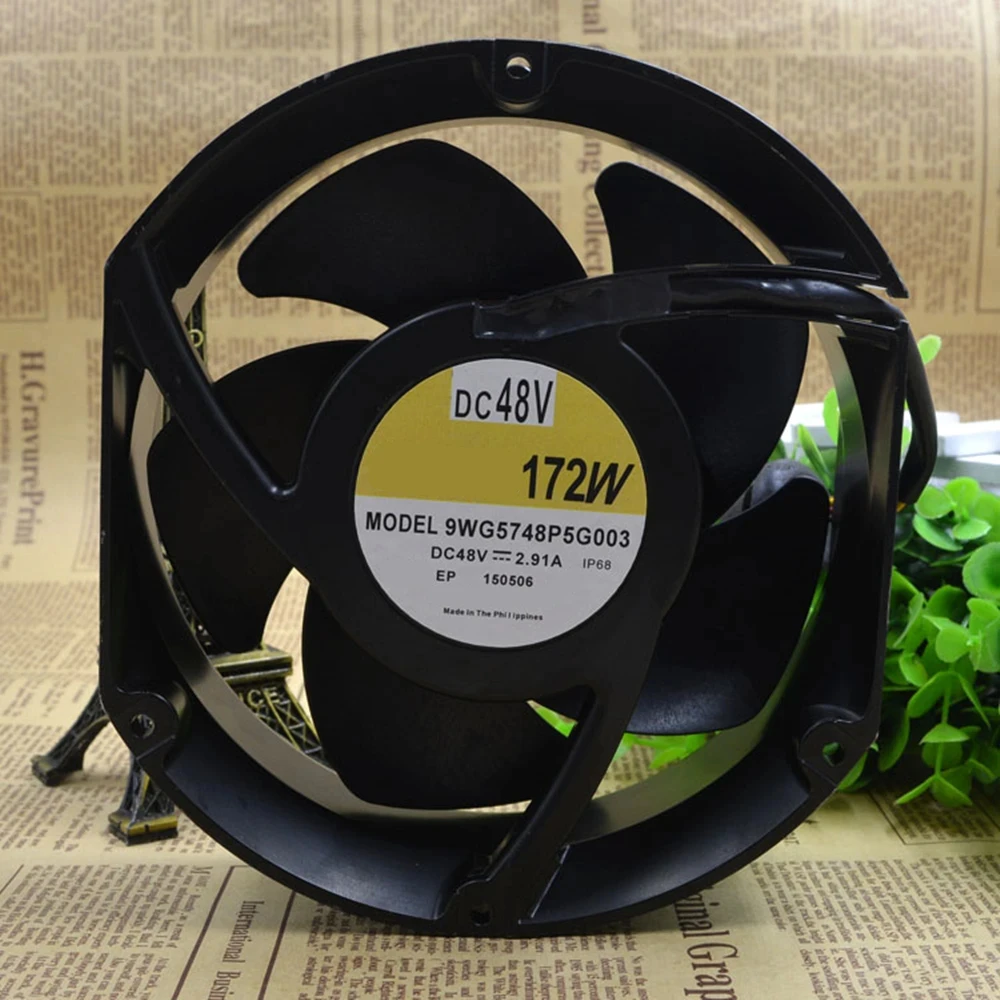 Cooling Fan 9WG5748P5G003 DC 48V 2.91A 17cm 17251 172*150*51mm 4-Wire ...