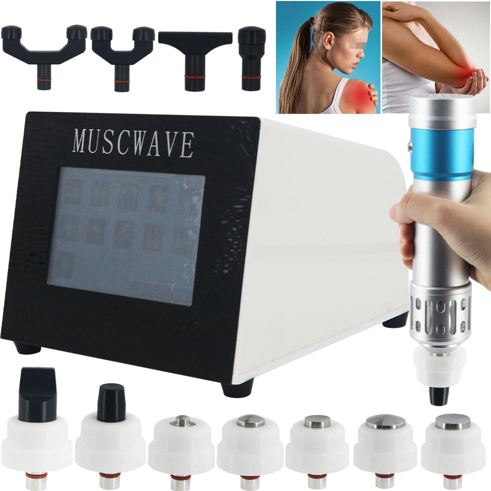 250mj Shockwave Chiropractic Gun 2 In 1 Massager Ed Treatment ...