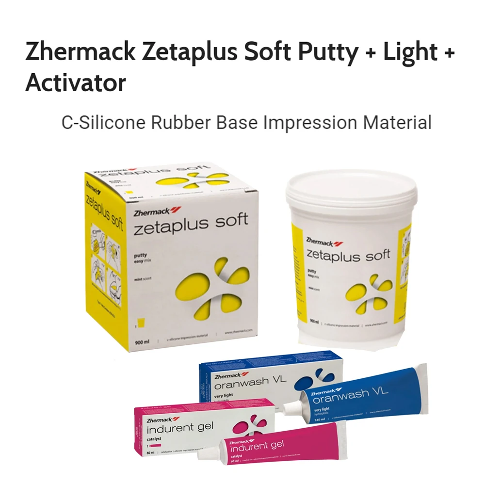 Zetaplus Putty Zhermack Dental C Silicone Impression Material Rubber ...