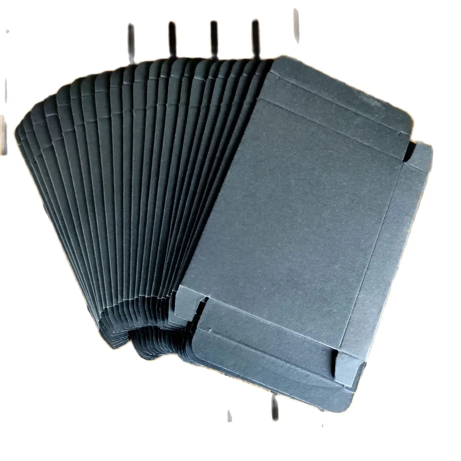 50pcs-flat-Black-Paper-Box-paper-packaging-boxes-for-postcard-photo ...