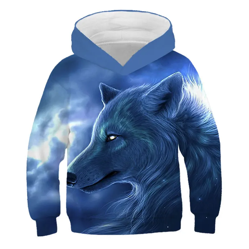 Sudadera-con-capucha-para-ni-os-y-ni-as-con-estampado-de-lobo-en-3D ...