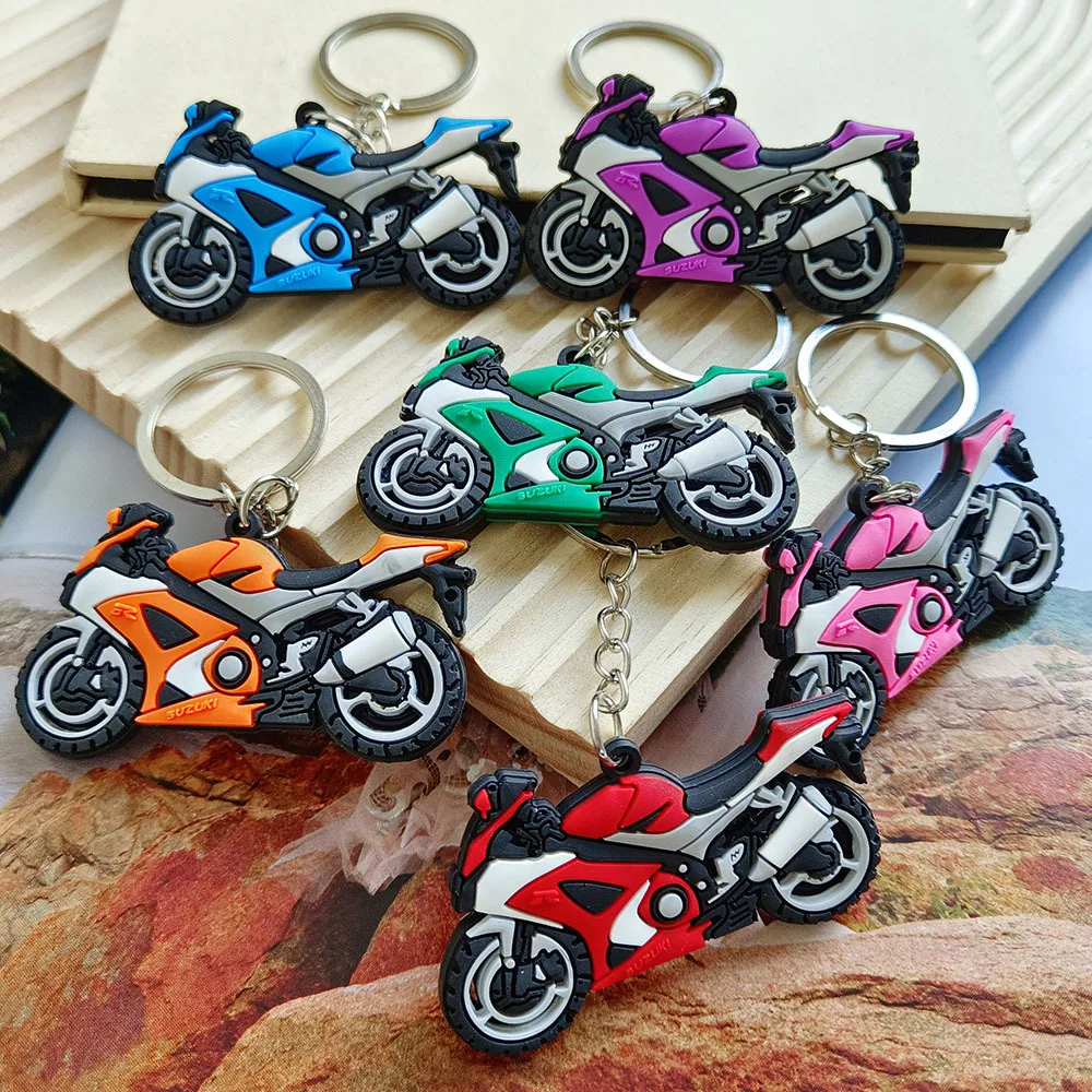 keychain-supermoto-Fashion-Motorcycle-Model-Rubber-Keychain-Key-Ring ...