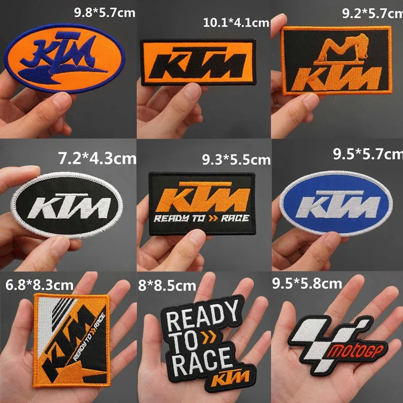 Motorcycle Logo Embroidered Cloth Stickers Clothing Hole Patch Decal ...