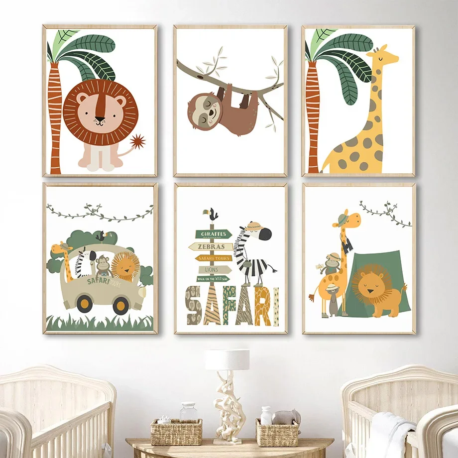 Safari Theme Poster: The Ultimate Wall Art for Nature-Loving Kids and ...