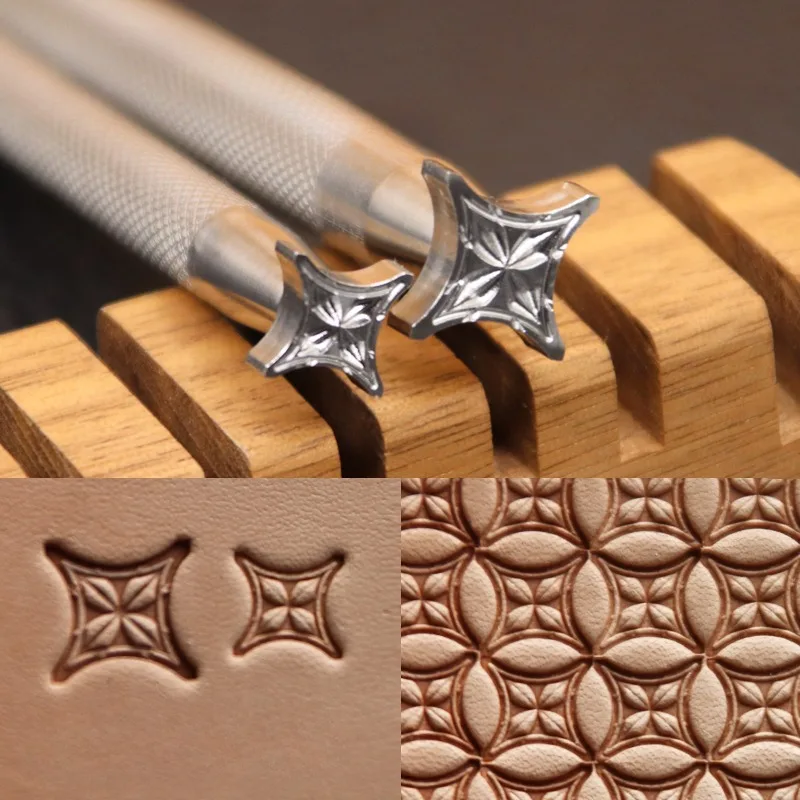 Leather Stamping Pressing Wheat Design Leather Carving Tools 304 ...