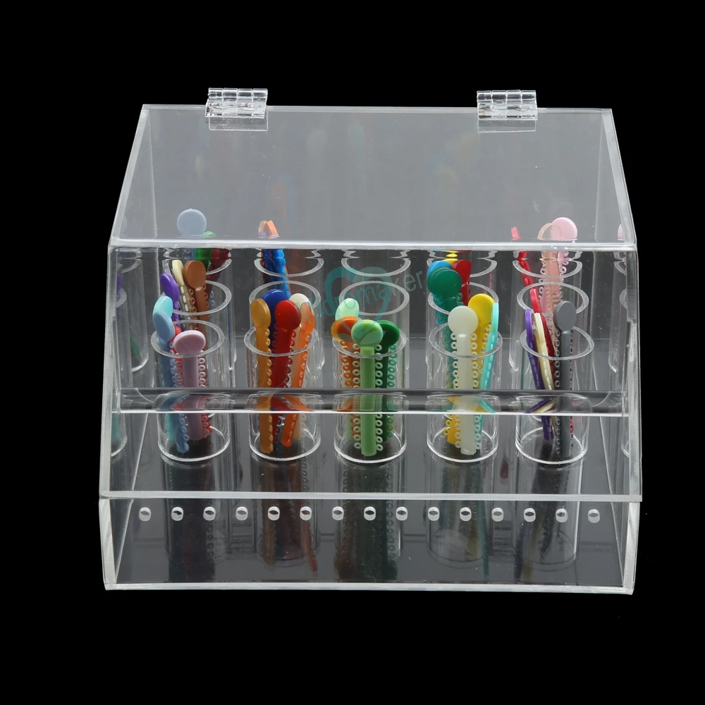 New Plastic 15Hole Orthodontic Ligature Tie Storage Box For Dispenser ...