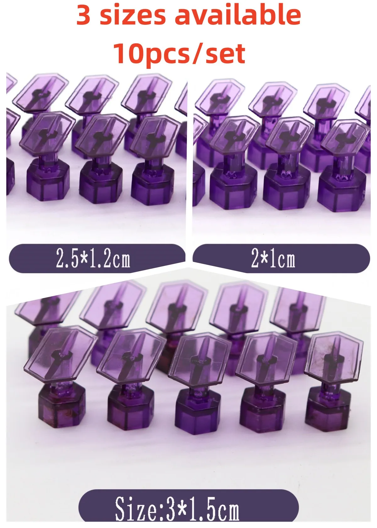 10-Pcs-Purple-Puller-Tabs-Paintless-Dent-Repair-Tabs-Glue-Pulling-Tabs ...