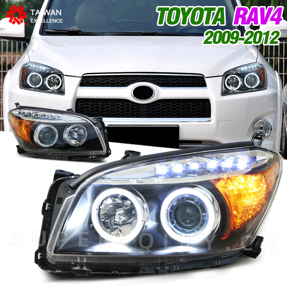Car Light,headlights For 2009-2012 Rav4,led Light Suitable For The ...