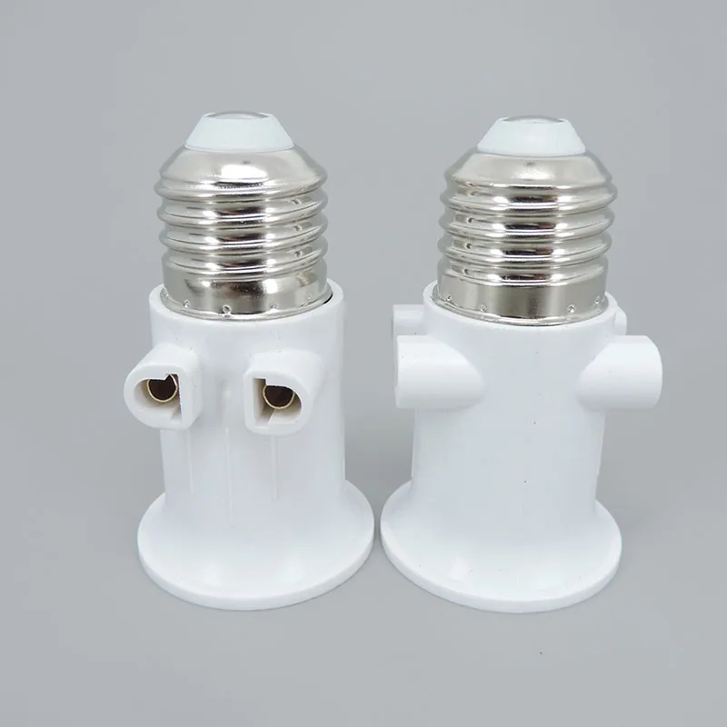 E27-to-E27-2-pin-EU-plug-cable-Connector-LED-Bulb-Lamp-Adapter-ABS ...