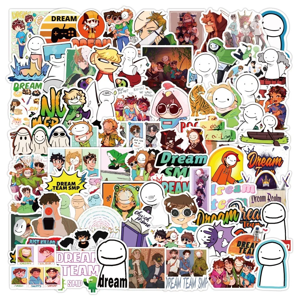 100PCS-Dream-Smp-Anime-Graffiti-Stickers-Decal-DIY-Luggage-Guitar ...