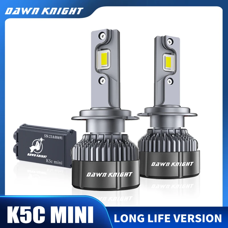 DAWNKNIGHT H4 H7 K5C MINI K6C 40W Led Headlamp Bulb Long Life Version ...
