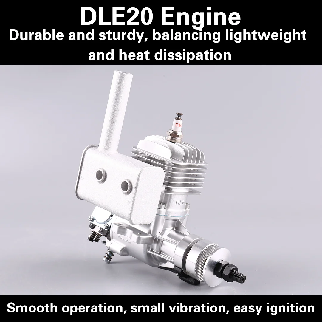 DLE 20 20CC オリジナルガソリンエンジン RC飛行機固定翼モデル用 - ホットセール DLE20 DLE20CC - ホビーエンジン ...