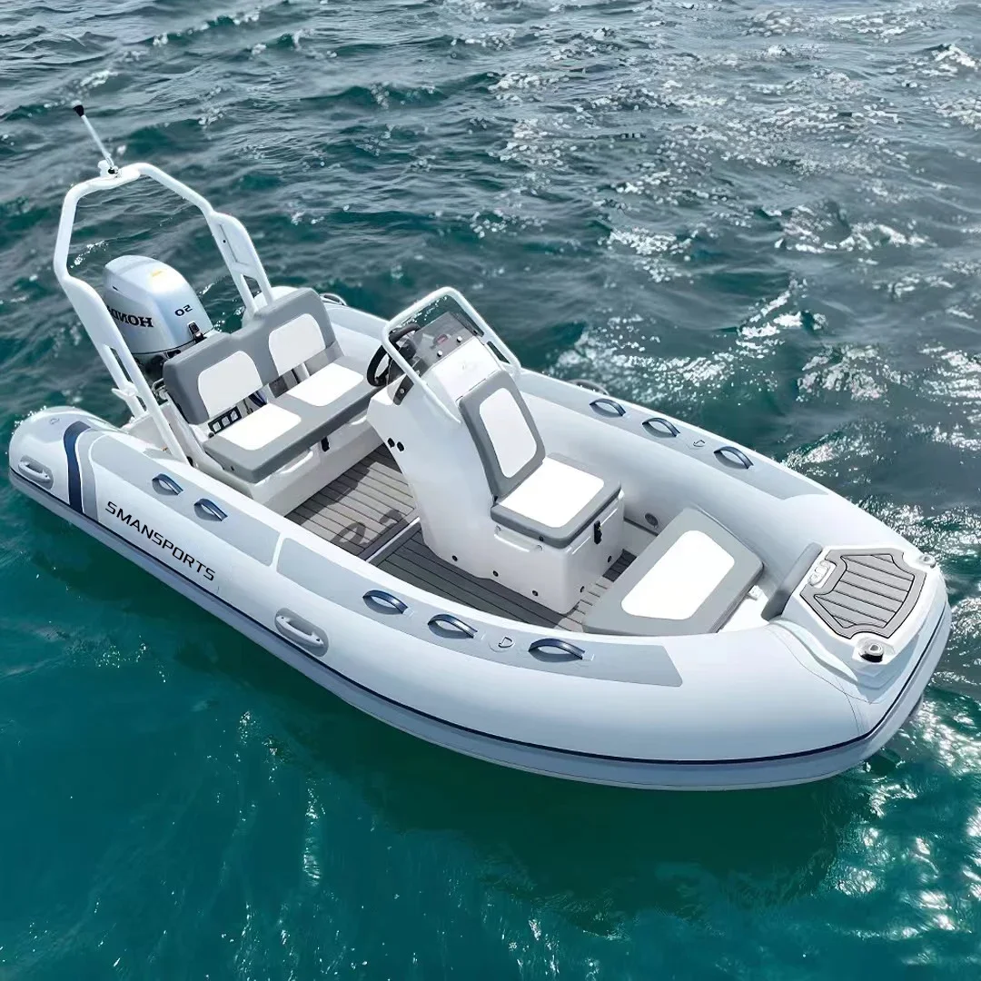Marine Grade Aluminum Hull Rigid Bottom Inflatable Luxury Sport Boat ...