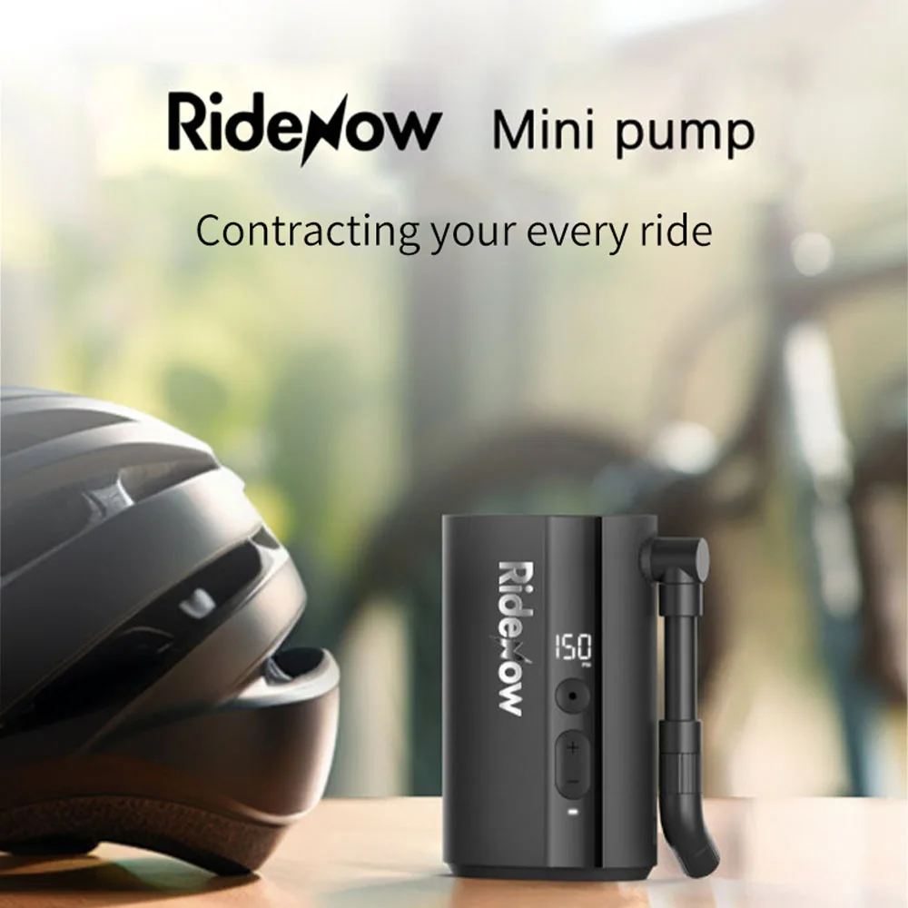 Ridenow-150Psi-Mini-Electric-Pump-Portable-Riding-Bike-Air-Pump-High ...