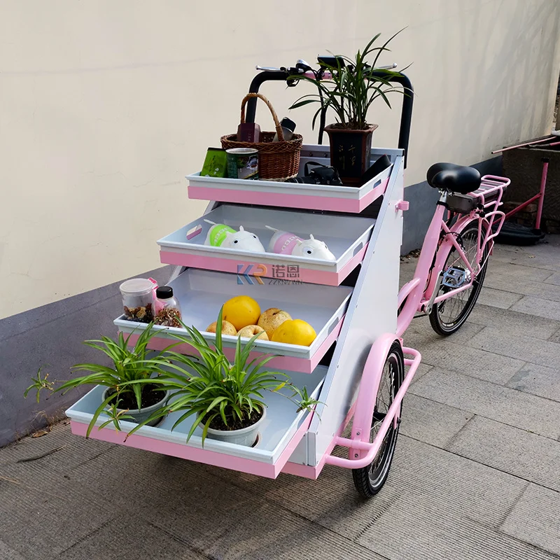 Customized-Electric-Food-Fruit-Vending-Bicycle-Electric-Cargo-Bike ...