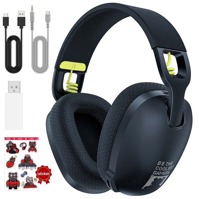 Onikuma B2 Wireless Gaming Headset For PS5 PS4 PC 2.4GHz USB Game ...