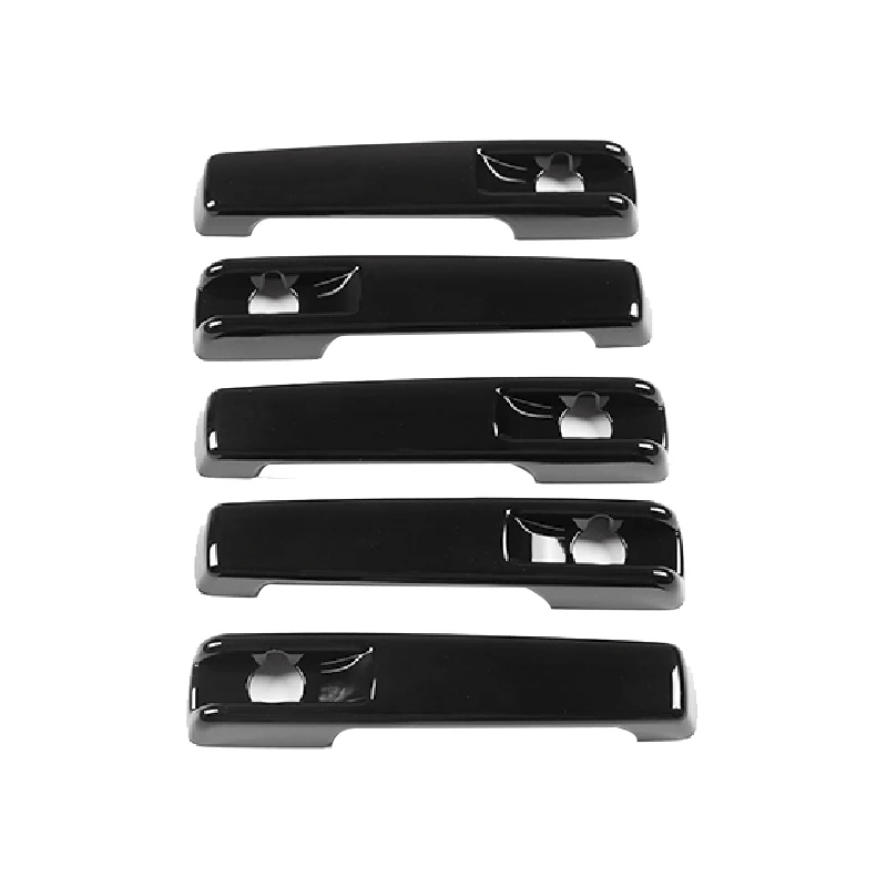 Gloss Black Outside Exterior Door Handle Protector Cover Trim for ...