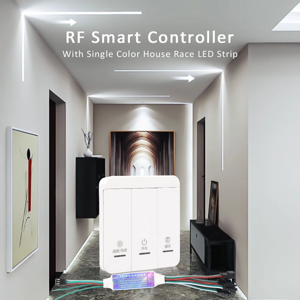 Running-Water-Chasing-Tape-Controller-DC-5-24V-WS2811-Horse-Racing-LED ...