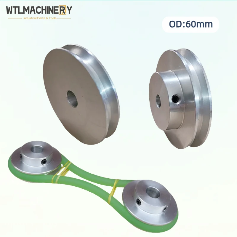 PU-Round-Belt-Pulley-Transmission-Wheel-Aluminum-Alloy-Single-Groove ...