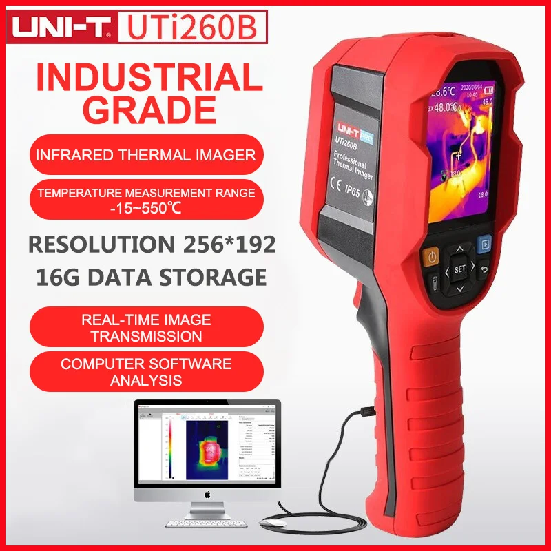 UNI-T-UTI260B-UTI120S-UTI160S-Handheld-Infrared-Thermal-Imager ...