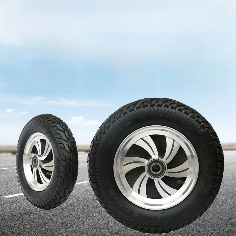 Aluminum Alloy Inflatable Wheel 14 Inch Hand Push Cart Tiger Car Air ...
