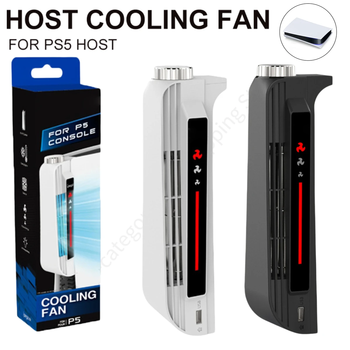Portable-Cooling-Fan-Game-Console-Radiator-for-PS5-Host-Artifact ...