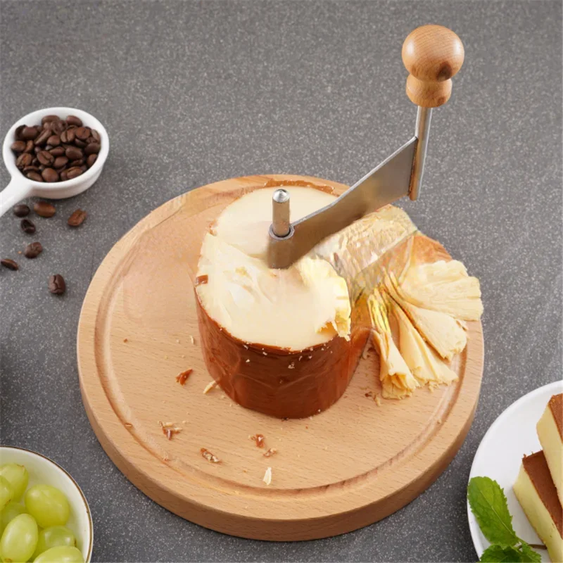 Cheese Cheese Cutting Wooden Rotary Shaver Manual Kitchen Baking ...