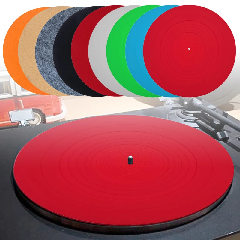 Anti-Vibration-Slipmat-Turntable-Mat-Audiophile-for-LP-Vinyl-Record ...