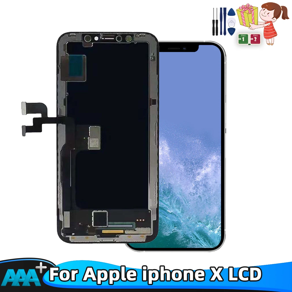 100-Test-For-iPhone-X-LCD-Replacement-Display-Touch-Screen-With ...