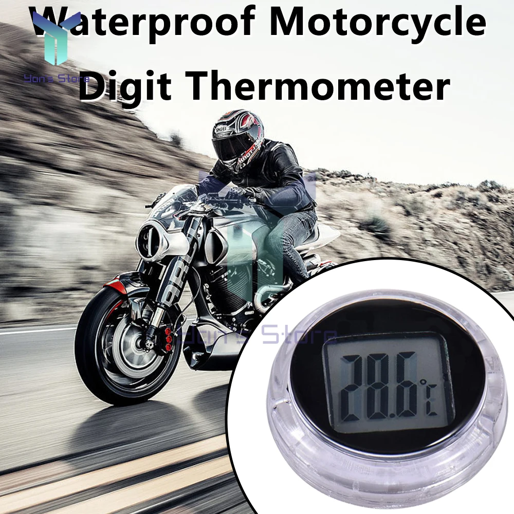 1Pcs-Mini-Motorcycle-Thermometer-Waterproof-Stick-On-Motorbike-Mount ...