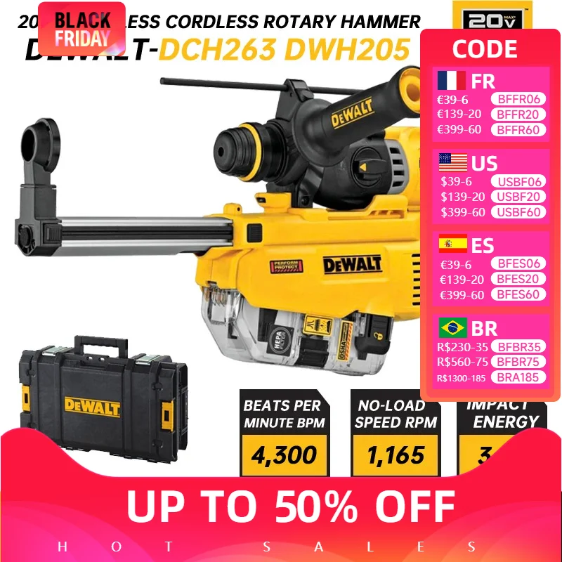 DEWALT-DCH263-Rotary-Hammer-Drill-Tool-Only-20V-Brushless-Motor ...