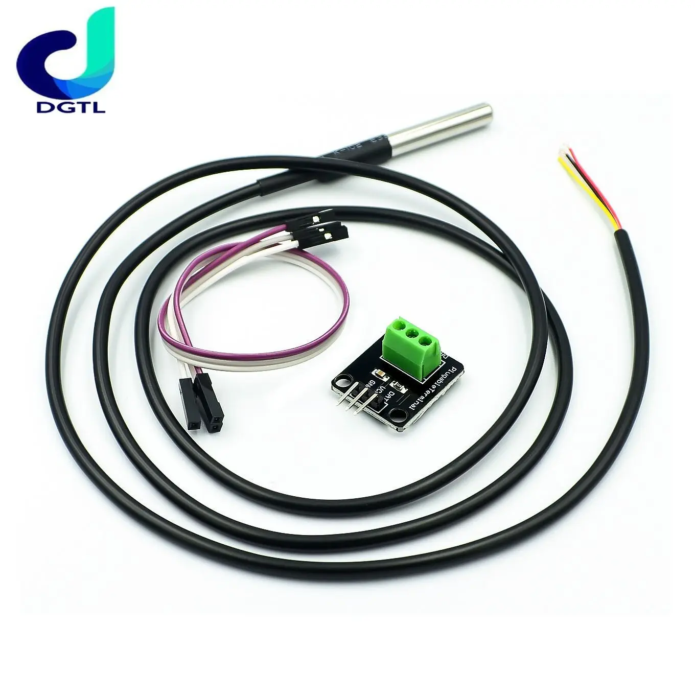DS18B20-Kit-M-dulo-Sensor-de-Temperatura-Cabo-Digital-Sonda-de-A-o ...