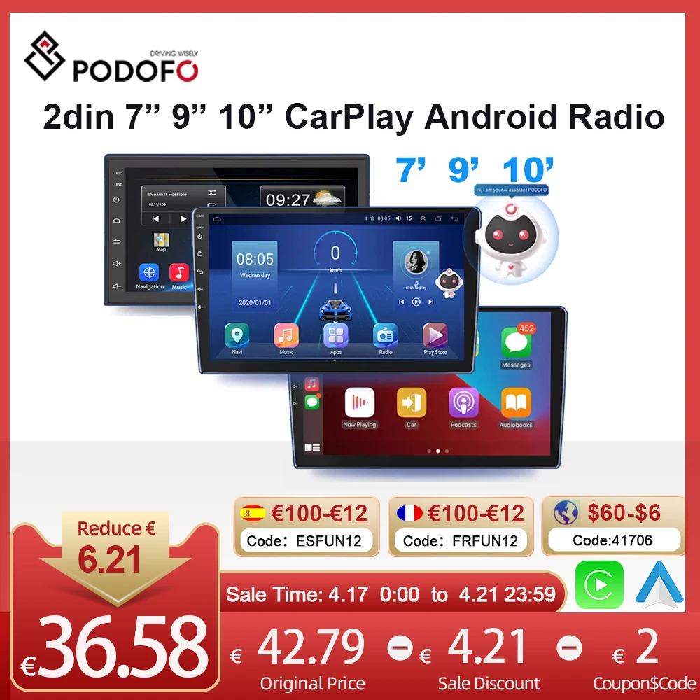 Podofo-AI-Android-Car-Multimedia-Player-4G-Split-Screen-Car-Radio-GPS ...