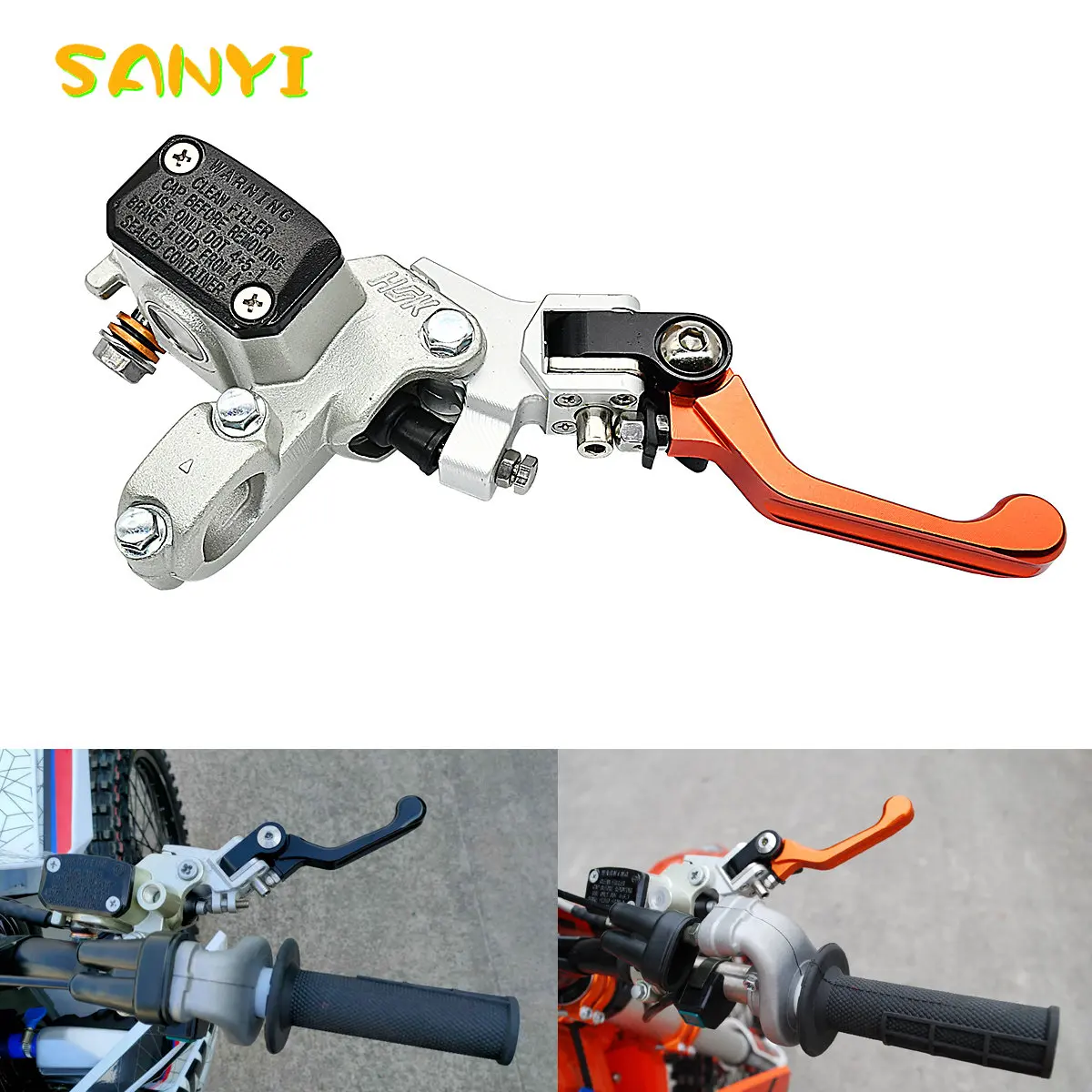 Motocross-Right-Brake-Master-Cylinder-Clutch-Pump-Brake-Lever-For-KTM ...