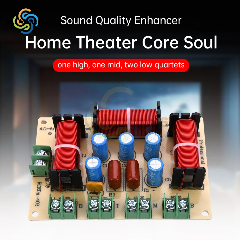 120W 4 Way Crossover One High One Middle Two Low Four Division ...