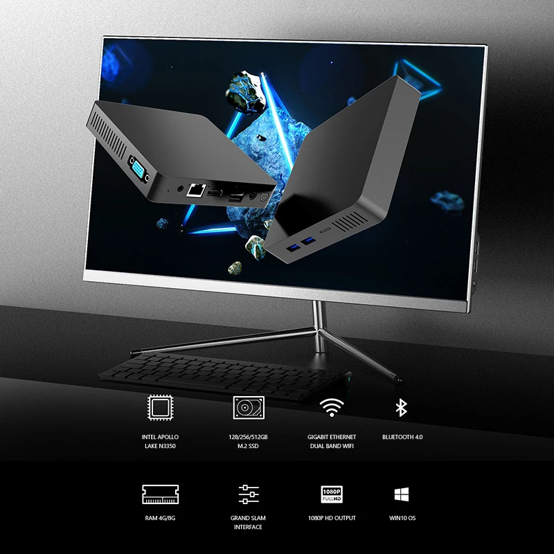 Micro-computer-host-N3350mini-PC-office-conference-integrated-graphics ...